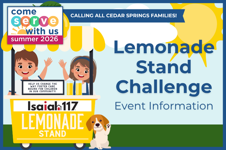 CSWU Summer 2026: Lemonade Stand Challenge - Cedar Springs Presbyterian ...
